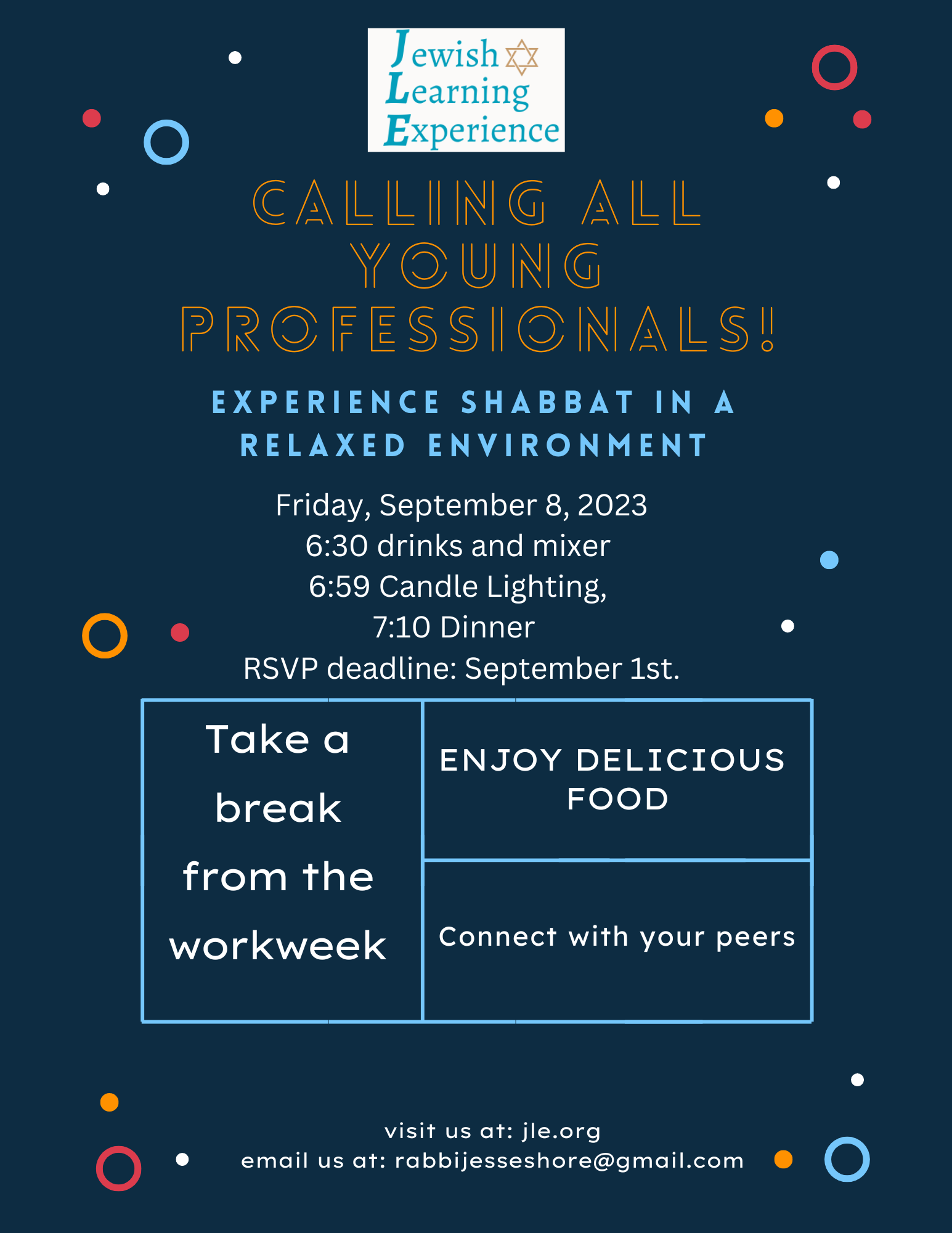 Events – Jewish Learning Experience